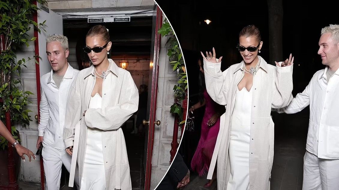 Bella Hadid shines in London for the launch of her new fragrance ...