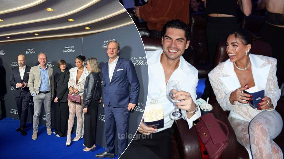 Singer Donna Dufi, image of the gala premiere of the new perfume brand ...