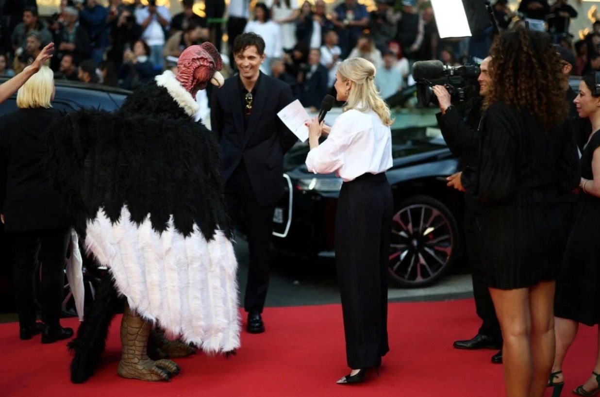 The unusual guest at the Cannes Film Festival: The Condor mascot ...