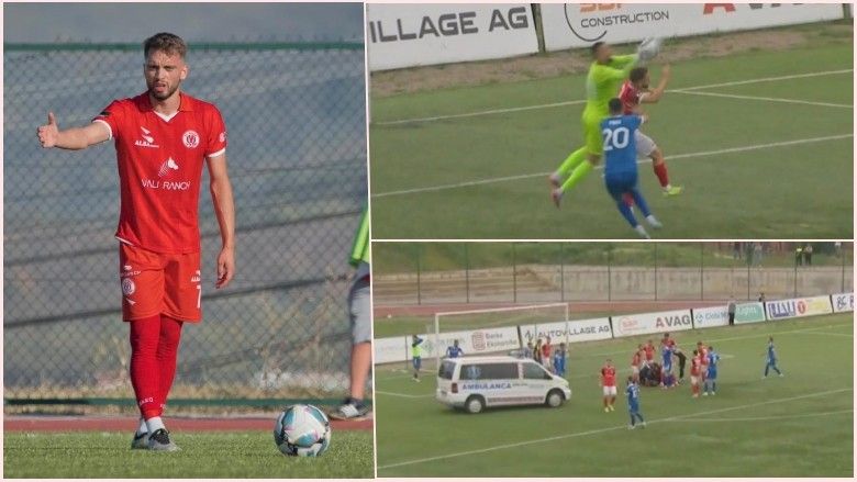 Oltion Bilalli pëson lëndim të rëndë në ndeshjen Gjilani – Malisheva ...