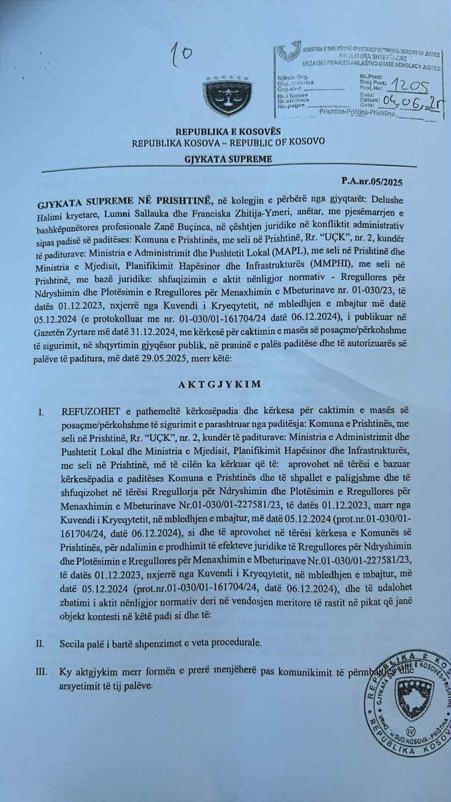 Gjykata Supreme rrëzon kërkesën e Përparim Ramës: Faturat për mbeturina ...