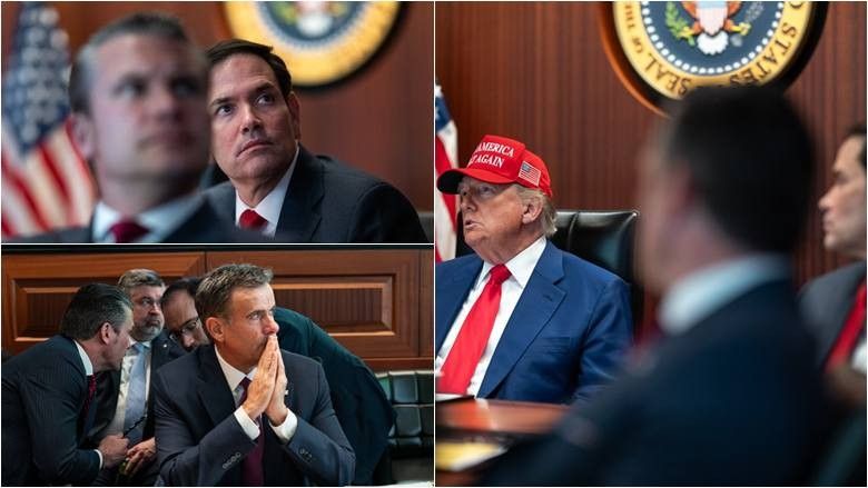 Imazhe nga brenda “Dhomës së Situatave” ndërsa SHBA-të sulmuan Iranin ...