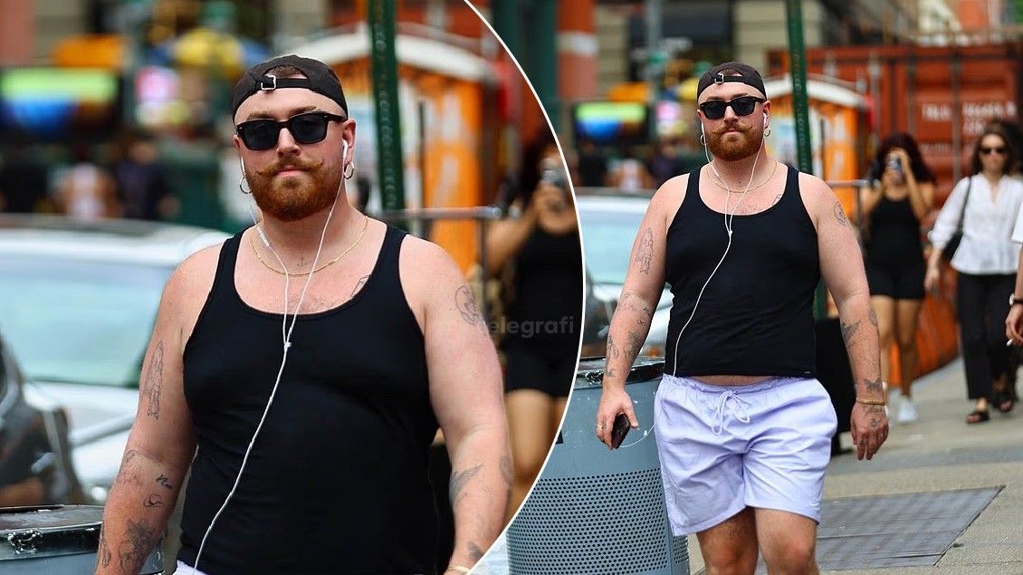 Sam Smith shfaq stilin e tij unik në një shëtitje verore në New York ...