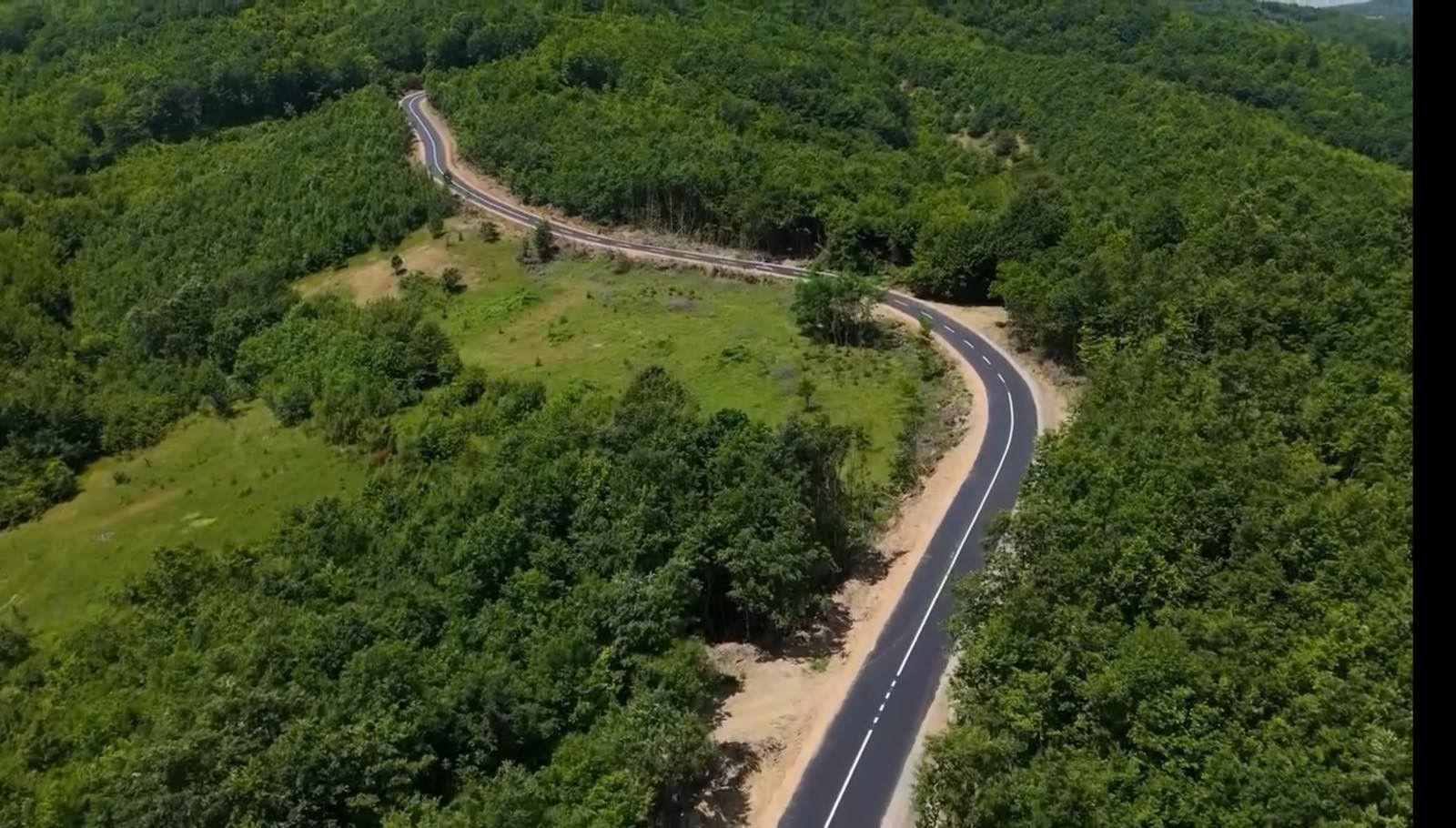 The Pjetershticë–Dugë–Karaçicë road in the Municipality of Shtime is ...