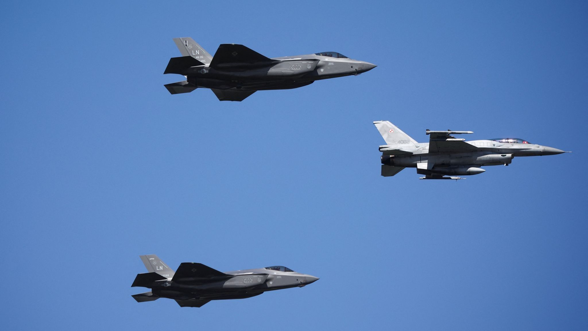 NATO takes to the air with supersonic fighter jets amid 'massive ...