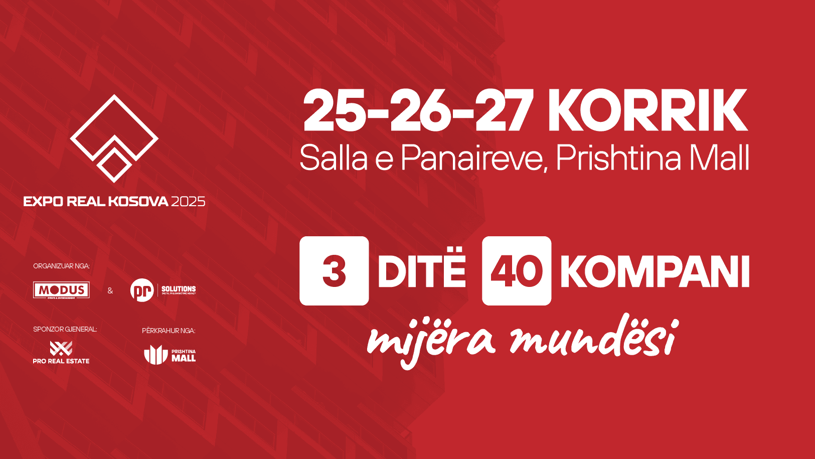 Sot hapen dyert EXPO REAL Kosova 2025 – Panairi më i madh i ndërtimit ...