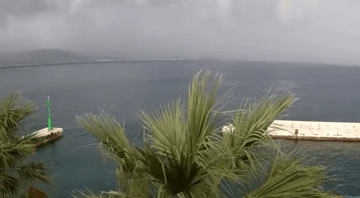 Watch the moment the storm hits Split - Telegraph - Telegraph