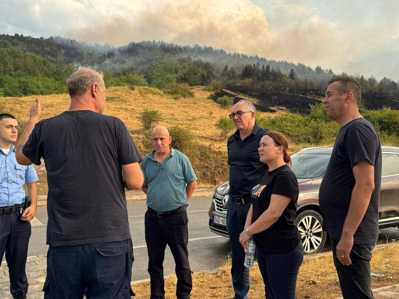 Zjarret në Lubizhdë të Prizrenit, Totaj përcjell situatën nga afër ...