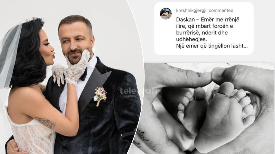 Kreshniku dhe Dafina zbulojnë kuptimin e emrit të djalit: Daskan është ...