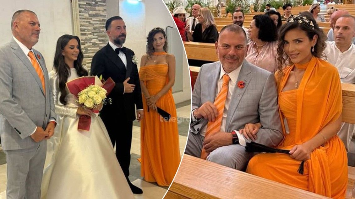 Diola Dosti and Eroll Belegu stand out at Teuta Rugova's wedding with ...
