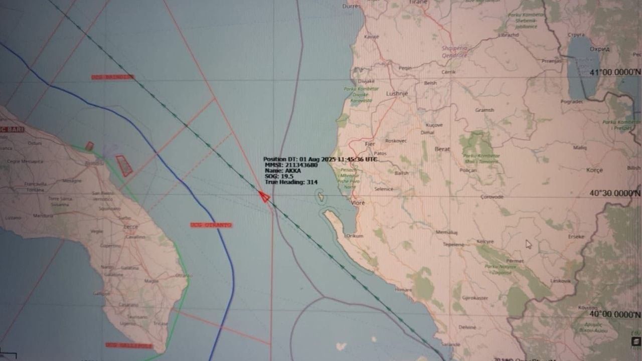 Zhduket pasagjeri i tragetit, Shqipëria operacion kërkimi nga Kepi i ...